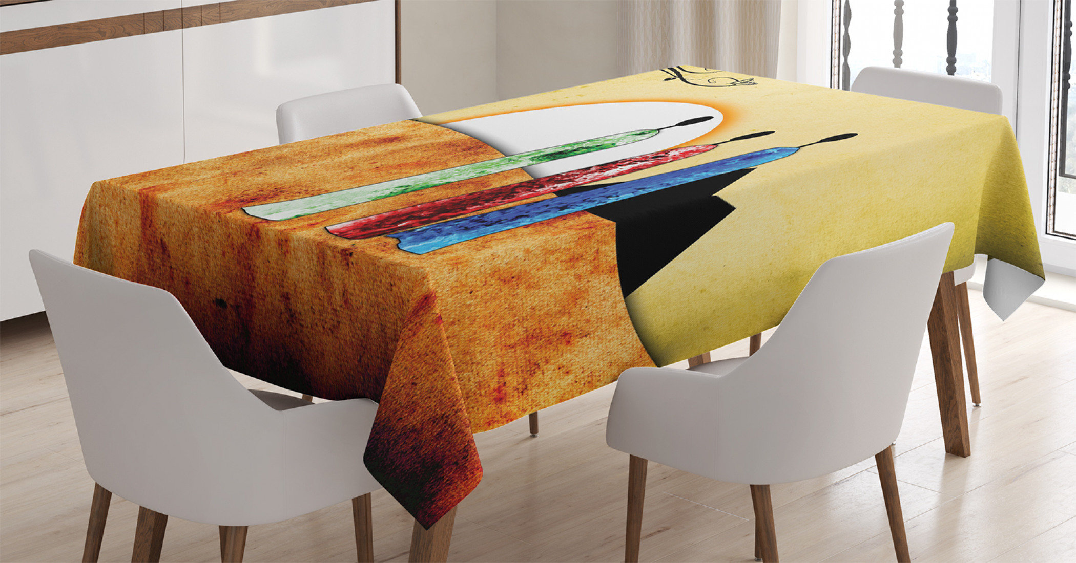 East Urban Home People Facing Large Sun Savannah Desert Boho Wildlife ...