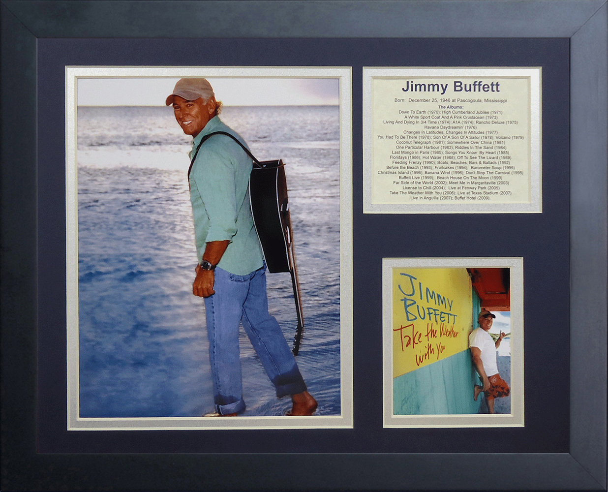 Legends Never Die Jimmy Buffet II Framed Memorabilia & Reviews | Wayfair