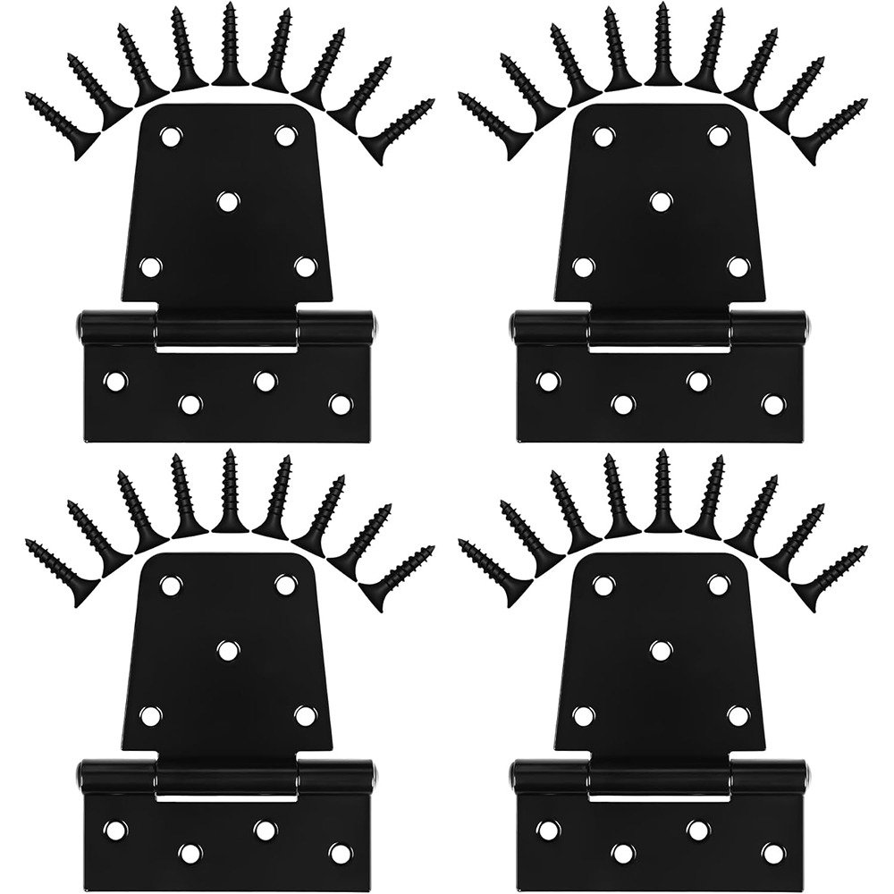 MAXAYA Heavy Duty Gate Hinges 3.5 Inch 4 Pack Extra Thick Industrial T ...