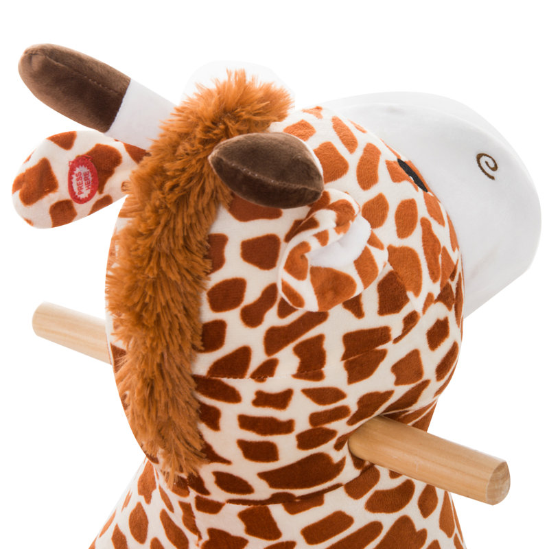 Qaba Giraffe Plush Rocker & Reviews | Wayfair