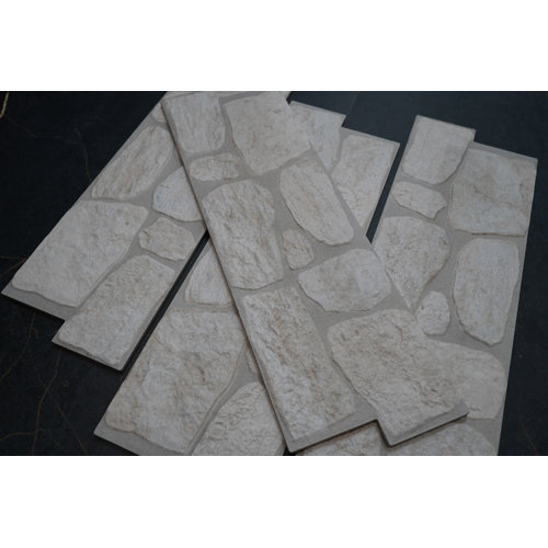 SB TILE AND STONE 8" x 24" Porcelain Slacked Stone Wall & Floor Tile ...