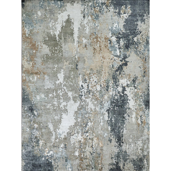 Exquisite Rugs Cosmo Hand Knotted Abstract Rug - Wayfair Canada