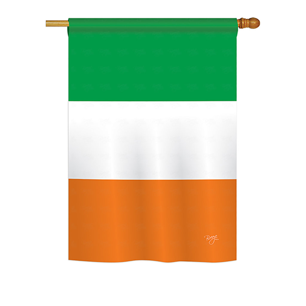 Trinx Ireland Country 2-Sided Polyester House Flag | Wayfair