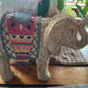 Bungalow Rose Moncalieri 7-Inch Resin Elephant Statue, Symbol of Good ...