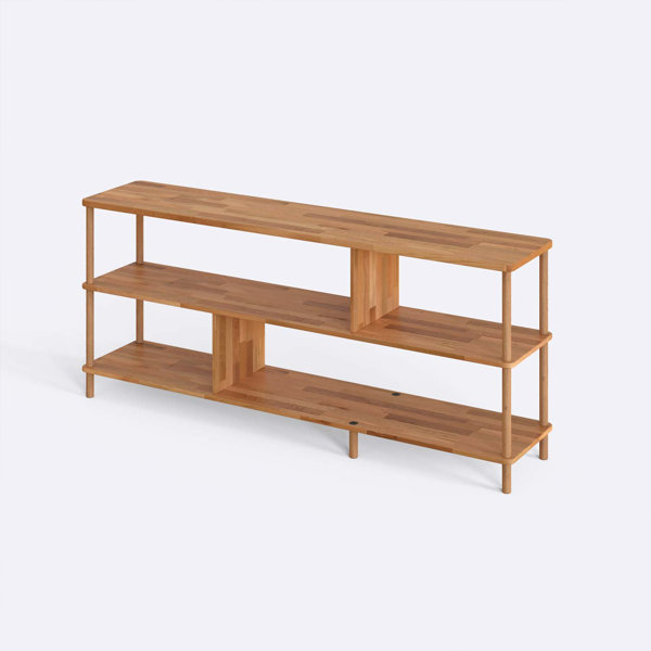 Demontha Solid Wood Short Bookcase | Wayfair