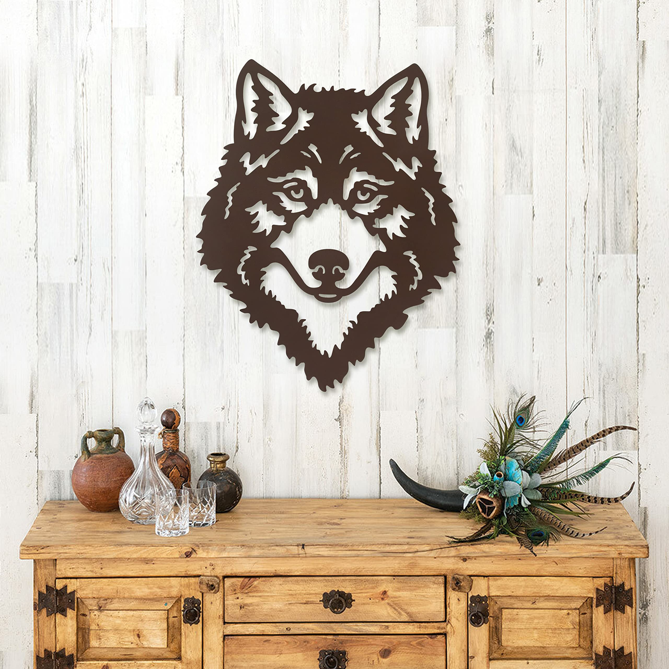 Millwood Pines Wolf Wall Decor - Wayfair Canada