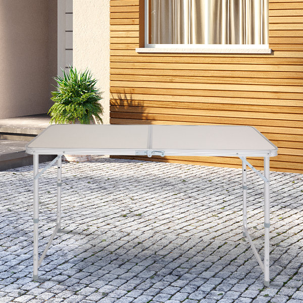 Dakota Fields Brissia Rectangular Portable Folding Table | Wayfair.co.uk