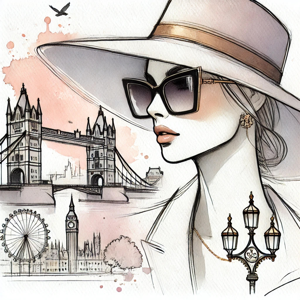 Mercer41 London Elegance with Tower Bridge Wrapped Canvas Wall Art ...