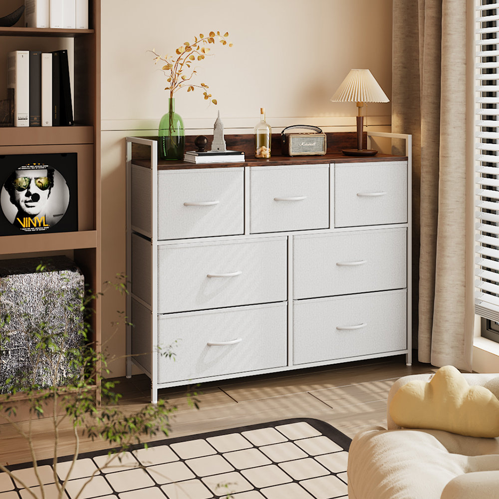 George Oliver 7-Drawer Metal Frame Storage Cabinet Sideboard | Wayfair ...