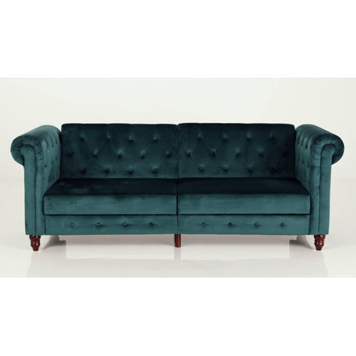 Kelly Clarkson Home Dallas Twin 89.5'' Upholstered Tufted Convertible ...
