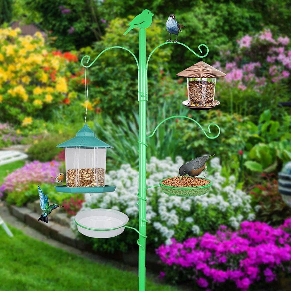 Arlmont & Co. Andrievs Metal Pole Feeding Station - Wayfair Canada