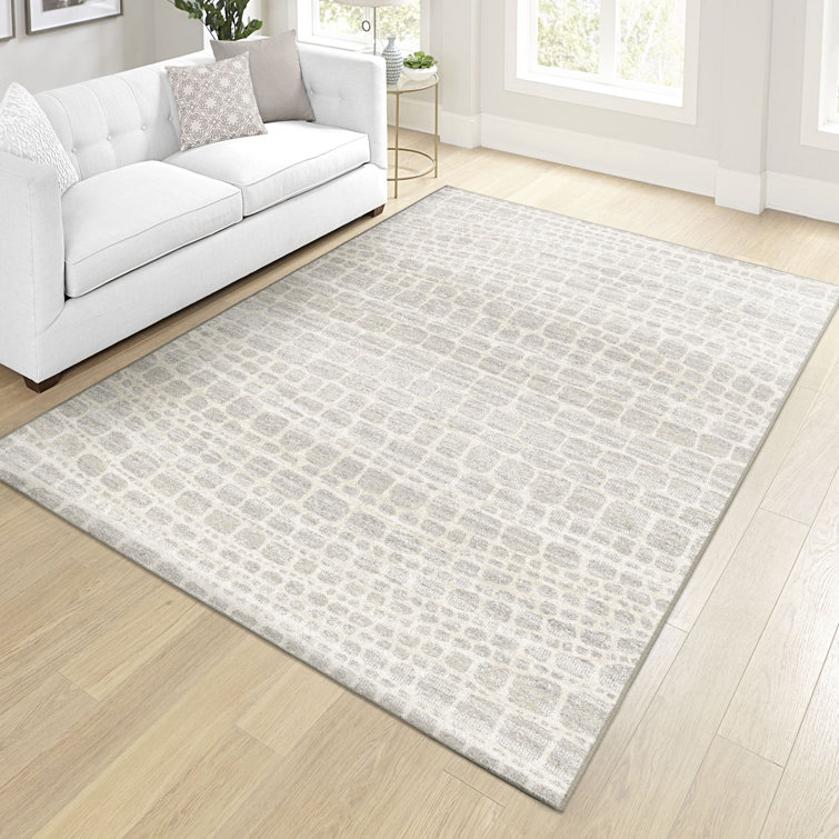 Loon Peak Aubriel Animal Print Gray Stain Resistant Area Rug | Wayfair