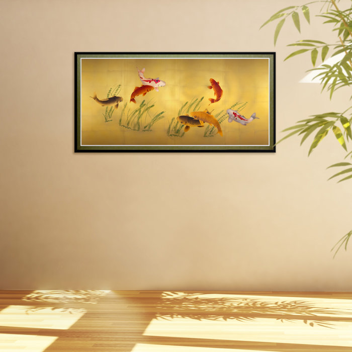 World Menagerie Seven Lucky Fish On Canvas Print & Reviews - Wayfair Canada