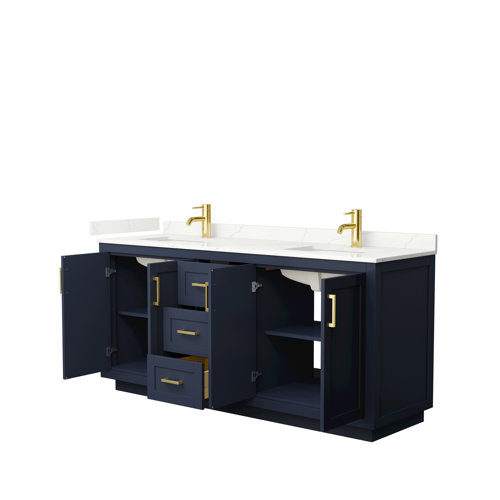 72 Inch Double Bathroom Vanities You'll Love | Wayfair
