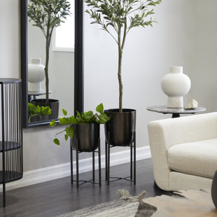 Black Planters You'll Love | Wayfair