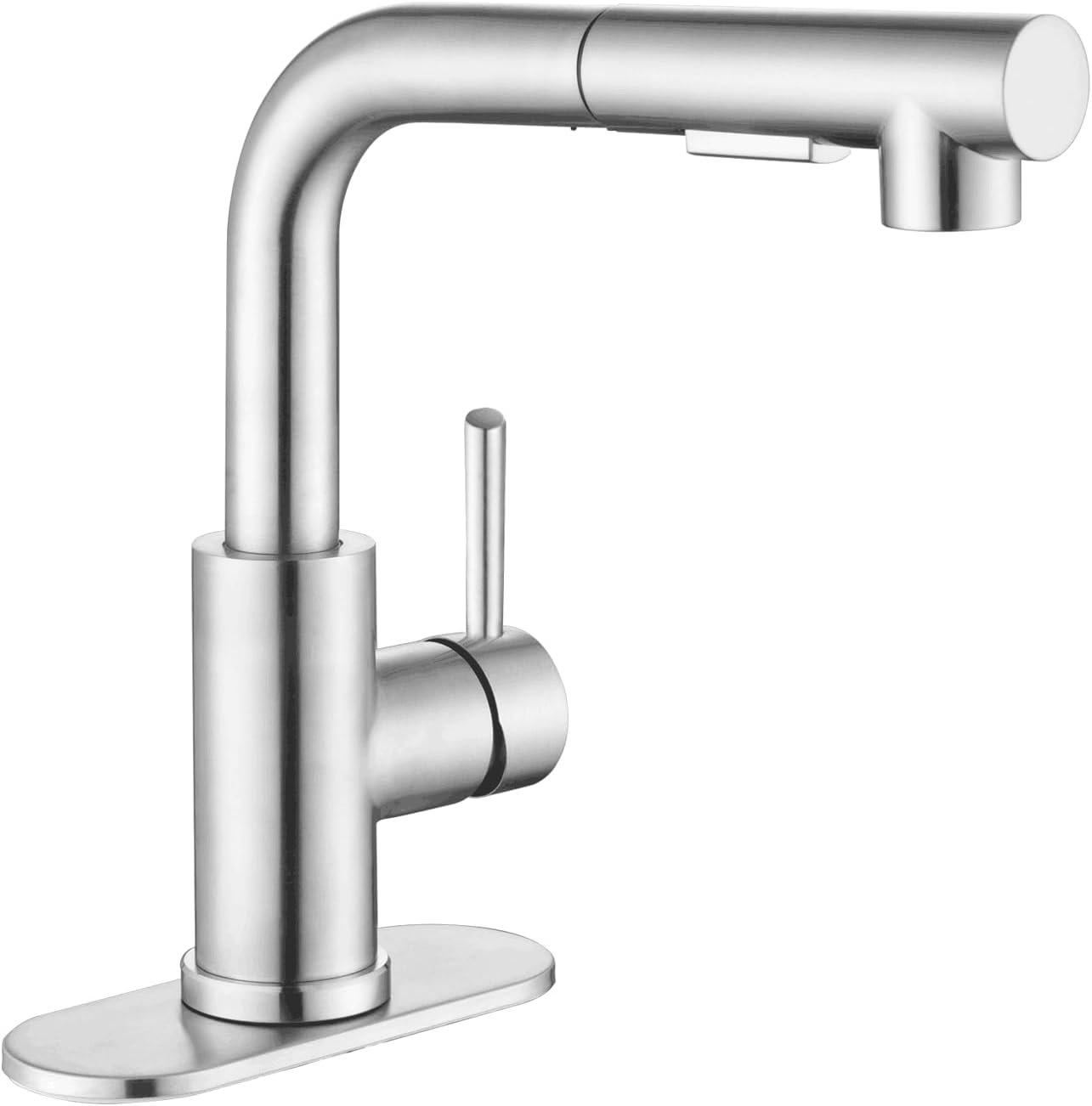 APPASO Pull Out Bar Faucet with Side Spray & Reviews | Wayfair