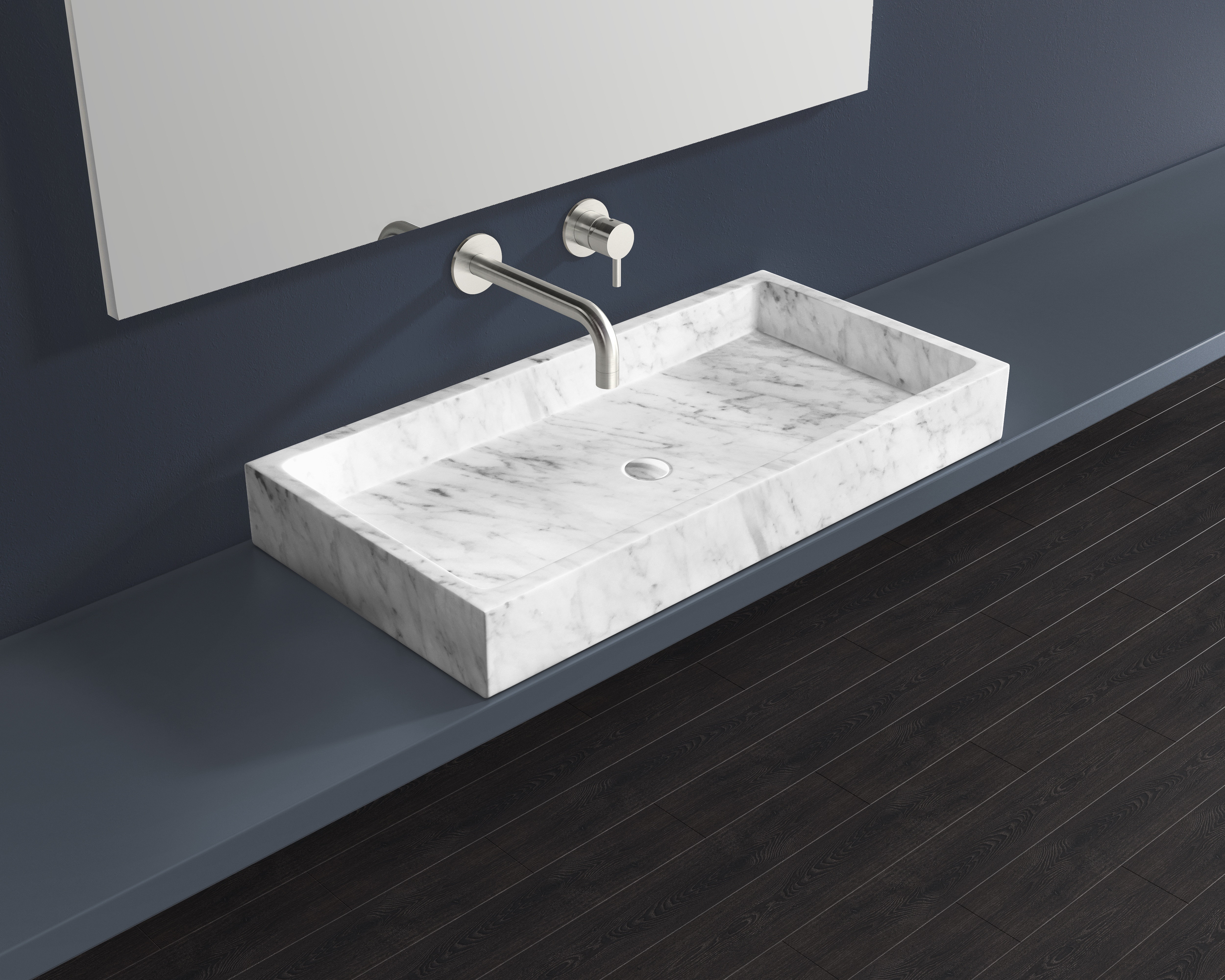 Badeloft Stone Rectangular Vessel Bathroom Sink | Wayfair