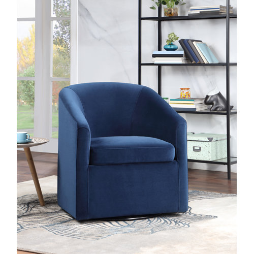 Blue Swivel Accent Chairs You'll Love | Wayfair