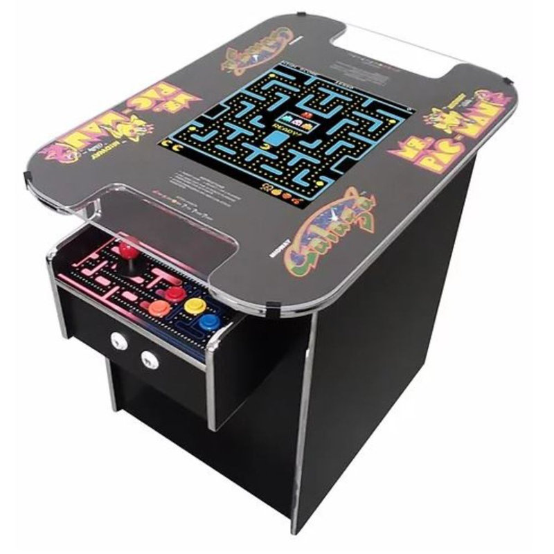 Suncoast Arcade XL Cocktail Arcade Machine with 24" Monitor, 516 Retro ...