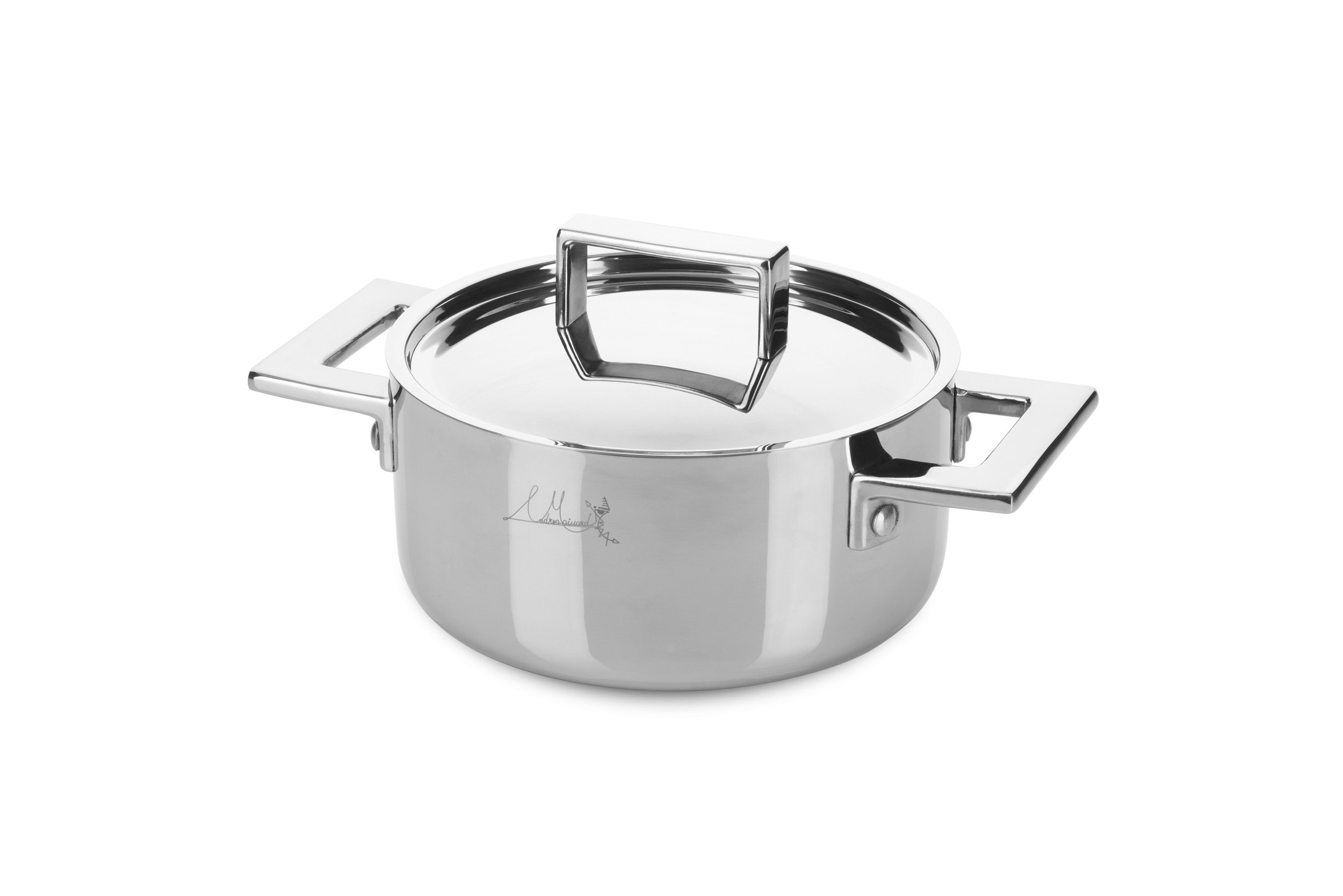 MEPRA Attiva Tri-Ply (Stainless Steel, Aluminum, Magnetic SS) Pot | Wayfair