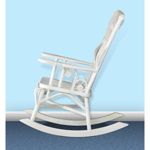 Yesteryear Wicker Millie Rocking Chair & Reviews | Wayfair