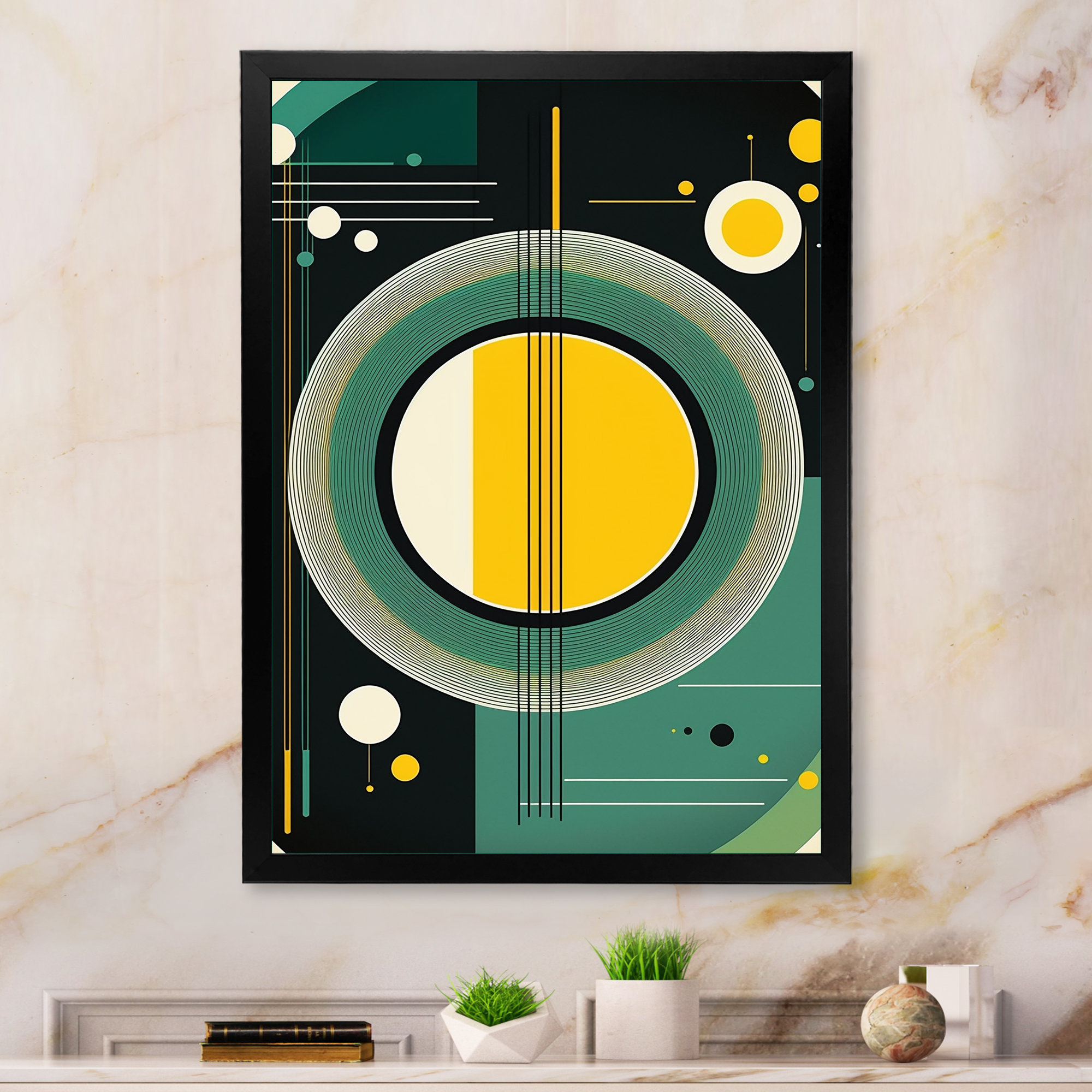 DesignArt Mid-century Retro Dimensions IV " Mid-century Retro ...