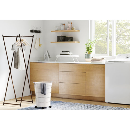 Rebrilliant Metal Foldable X-Frame Drying Rack & Reviews | Wayfair