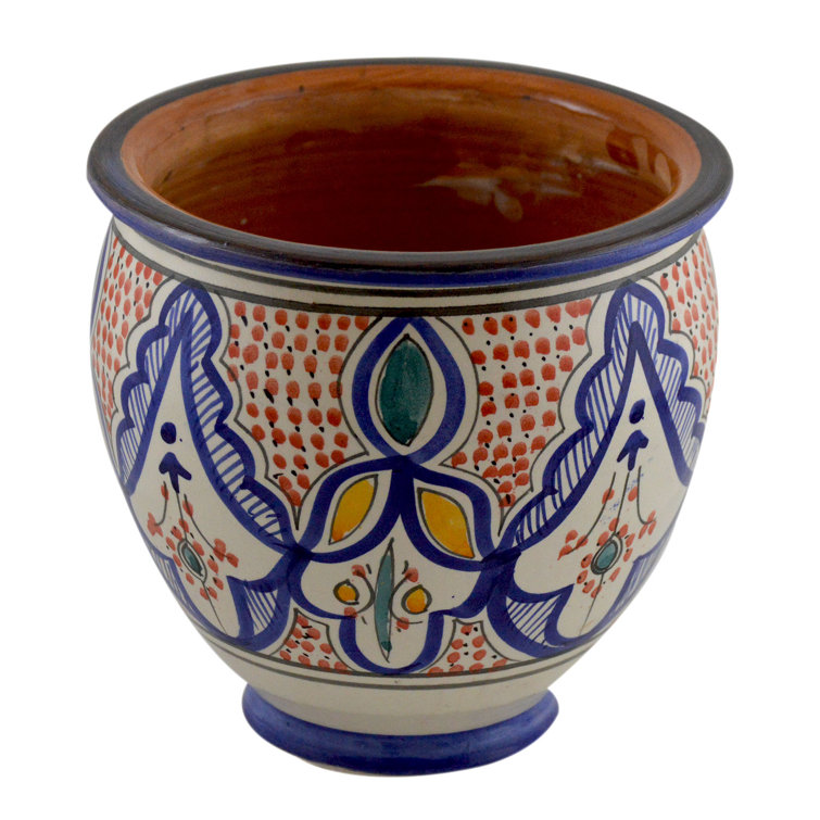 Treasures of Morocco Ceramic Pot Planter - Wayfair Canada