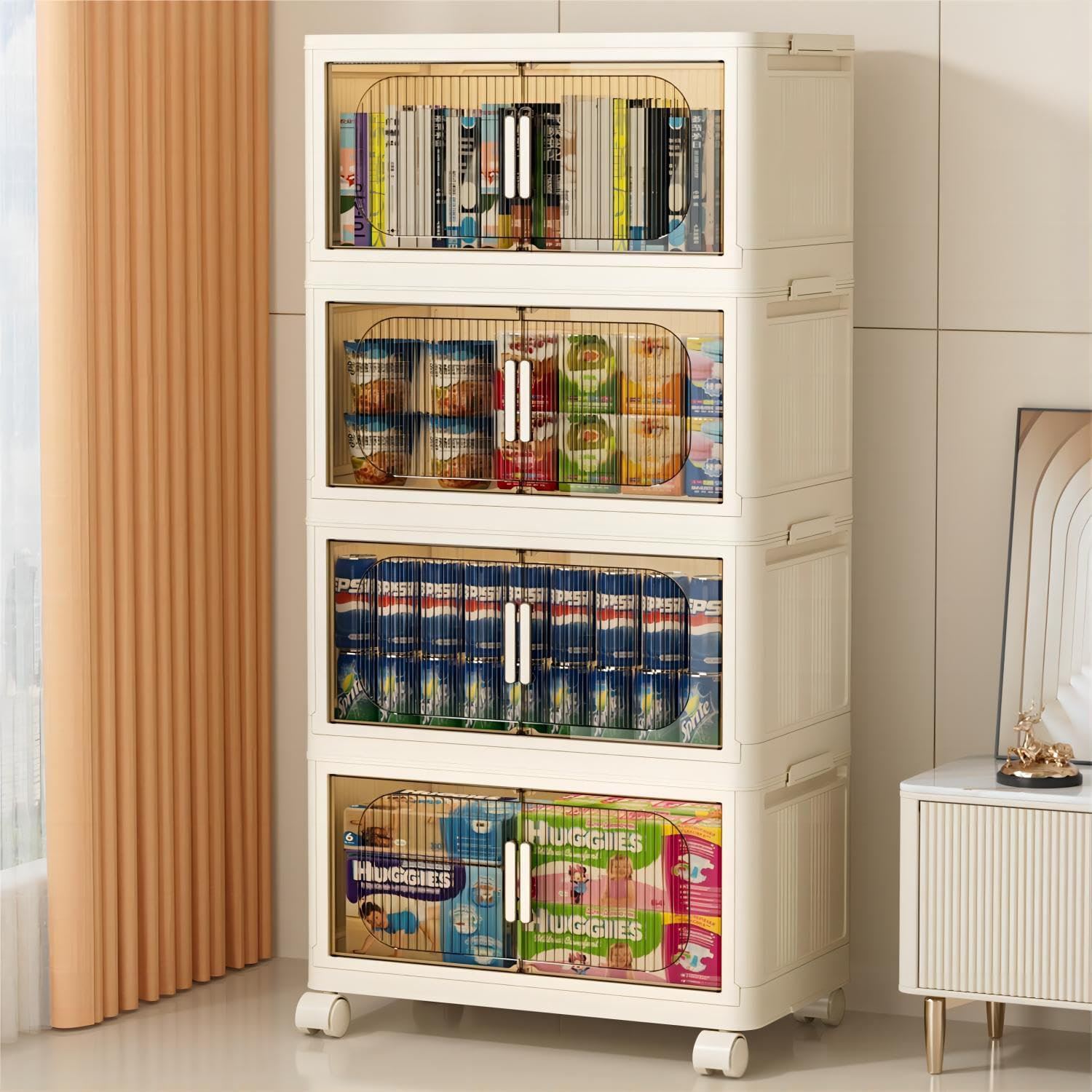 Millwood Pines Dianela Collapsible Polyethylene Plastic Storage Bin ...