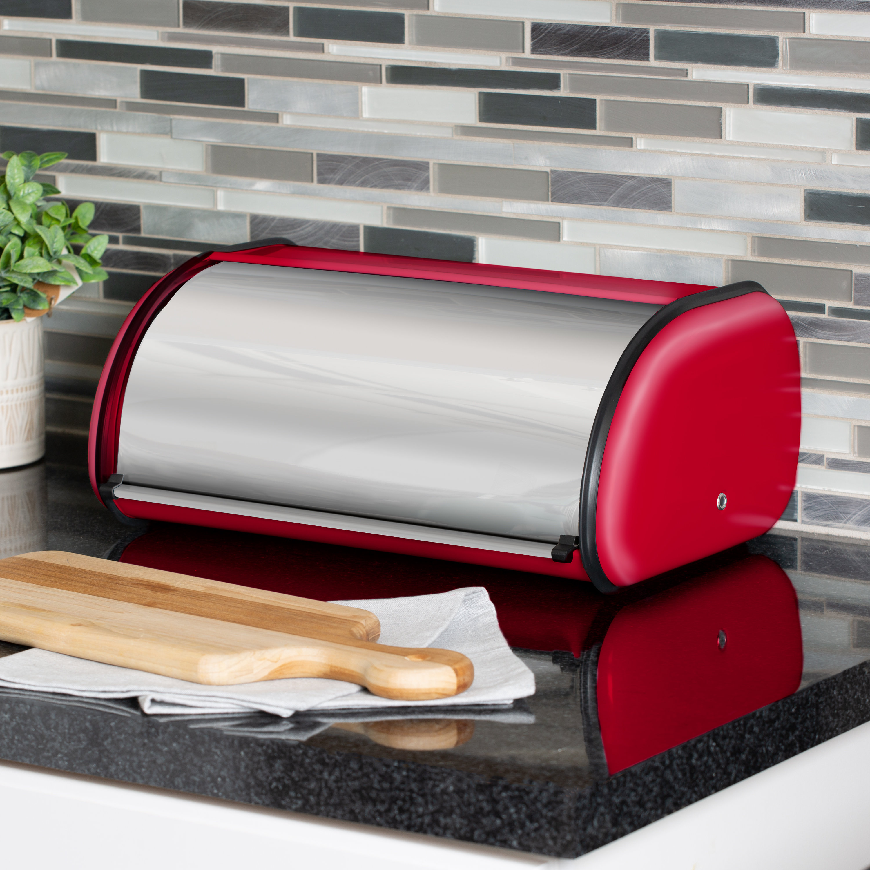 Honey Can Do Retro Bread Box & Reviews | Wayfair