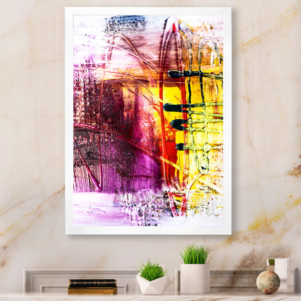 Wrought Studio Modern Energetic Color Dance VI - Modern & Contemporary ...