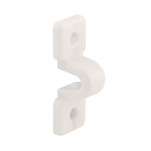 Prime-Line Loop Clip, Fits Wire Shelves, Plastic Construction, White ...