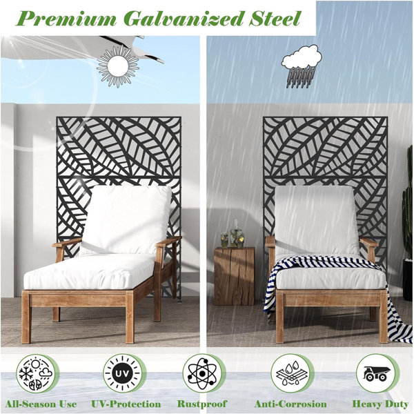 Lark Manor™ Freestanding outdoor indoor privacy screen | Wayfair