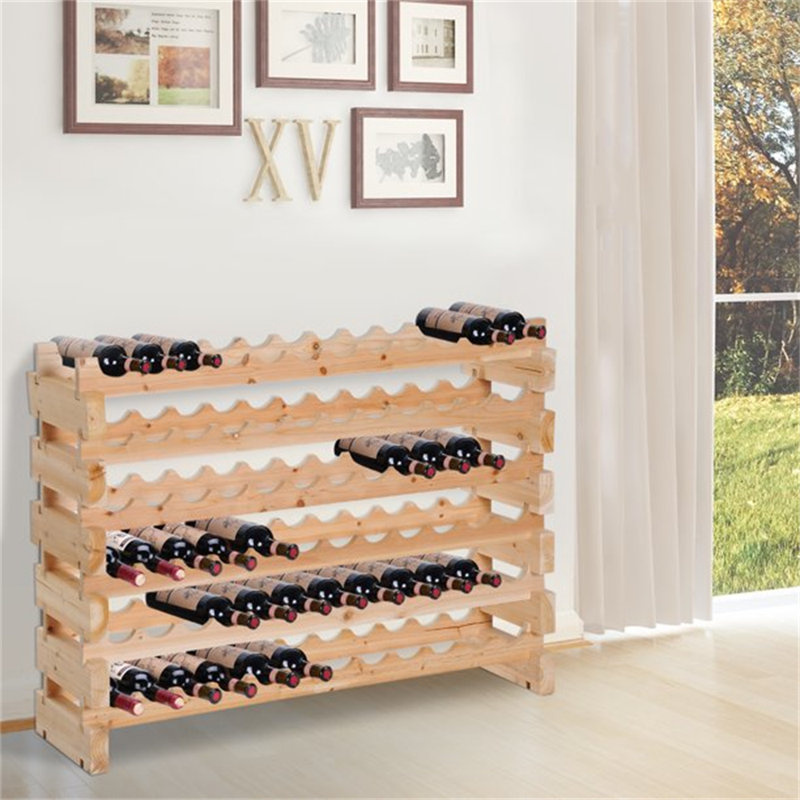Red Barrel Studio® Paizlee 72 Bottle Floor Wine Bottle Rack & Reviews ...