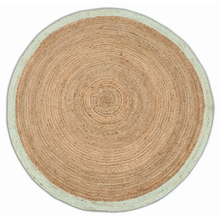 Bay Isle Home Round Webbe Geometric Hand Woven Beige Area Rug | Wayfair ...