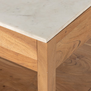 Joss & Main Alida Marble Top Prep Table | Wayfair
