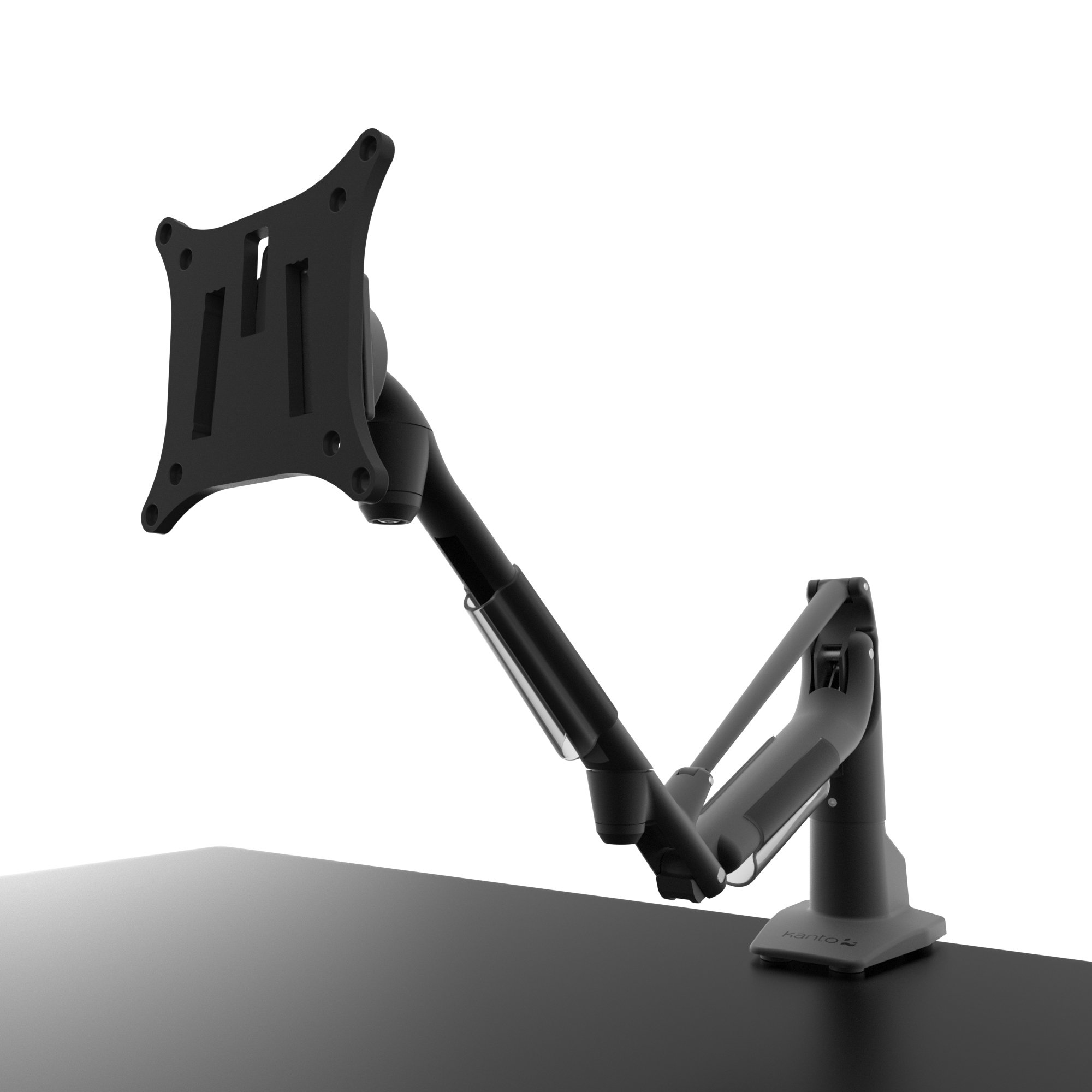Kanto Black Tilt Desktop Mount for 20" - 27" Screens Holds up to 16.5 ...