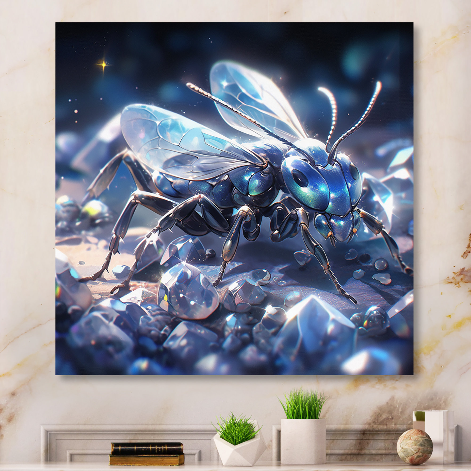 Latitude Run® Tiny Ant II On Canvas Print | Wayfair