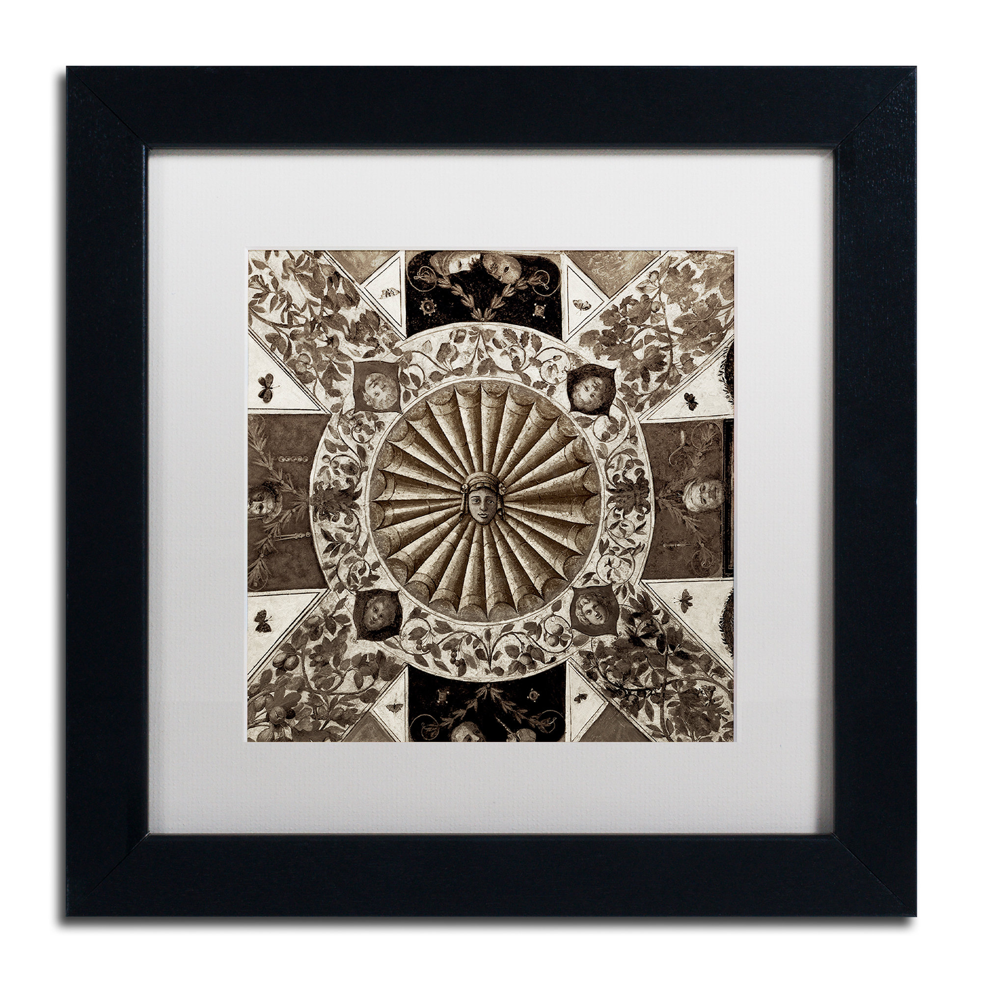 Fleur De Lis Living Alan Blaustein 'Giardini Italiano VII' Framed ...