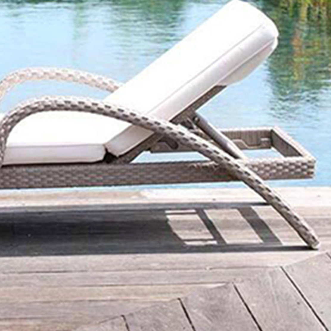 Orren Ellis Terrianne Outdoor Wicker Chaise Lounge | Wayfair