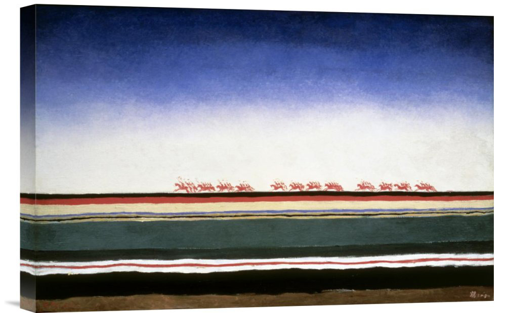 Global Gallery Red Cavalry by Kazimir Malevich Painting Print on ...