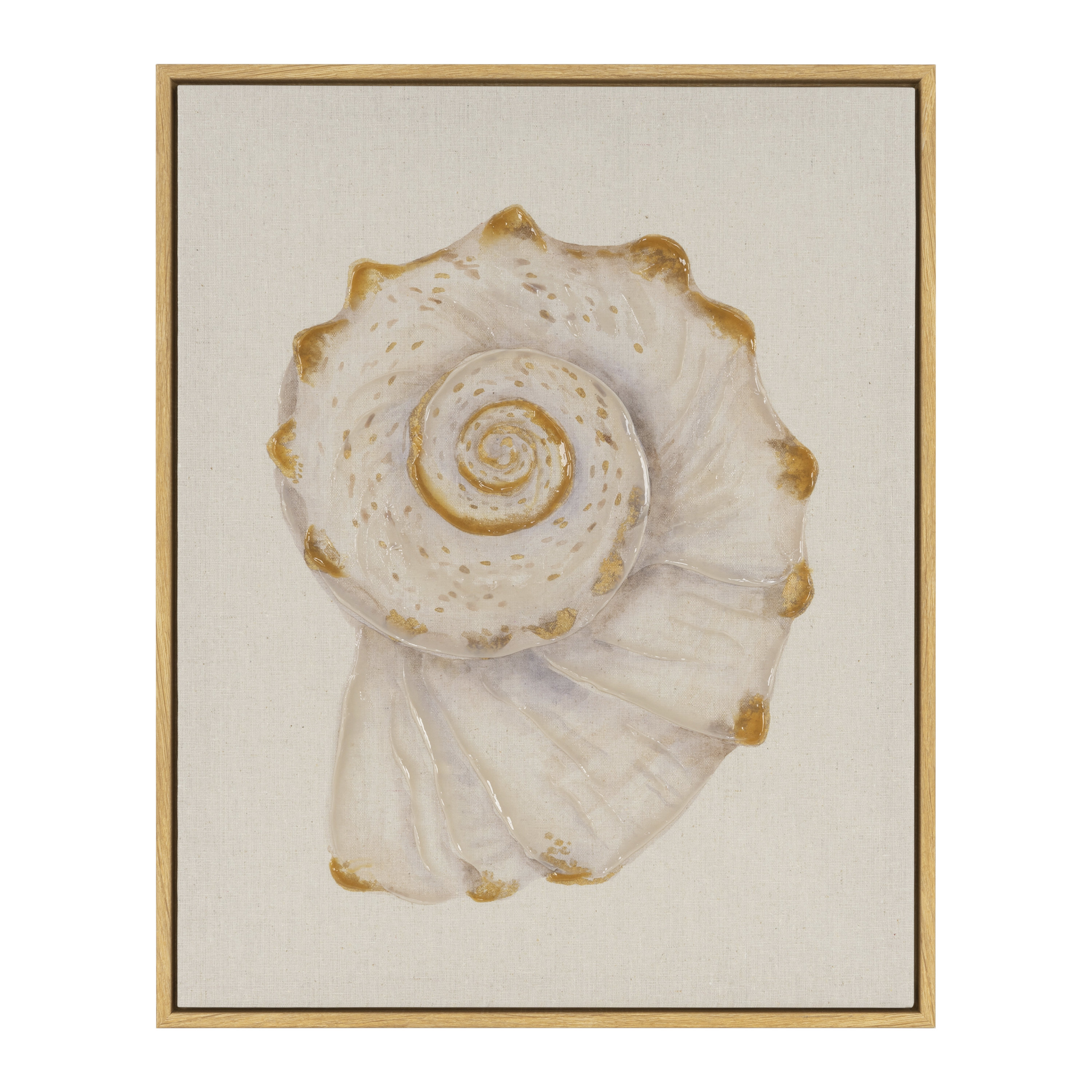 Rosecliff Heights Magic Shells II Framed Embellished Canvas by Art ...