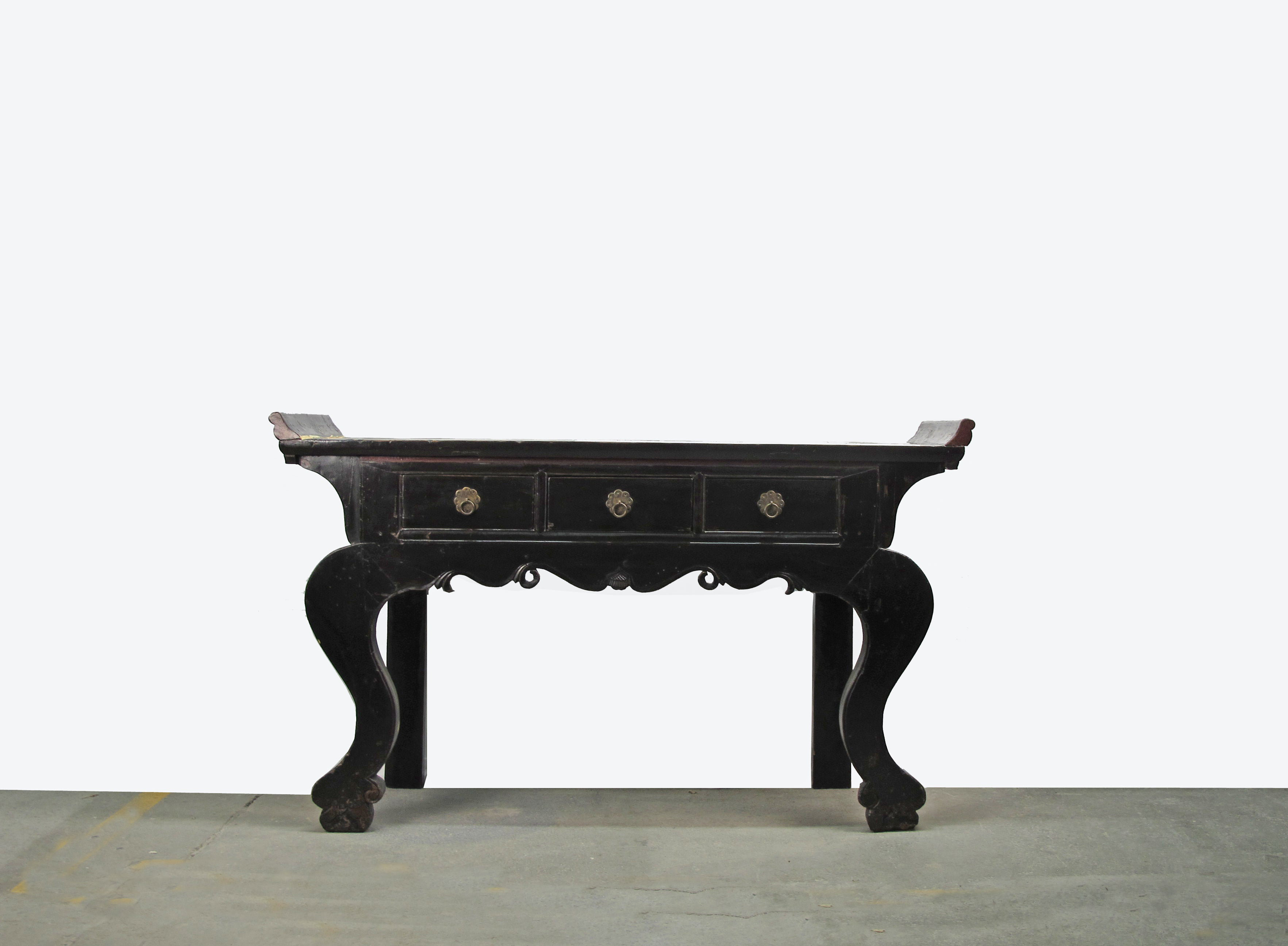 DYAG East Asian Classic 68" Solid Wood Console Table | Wayfair