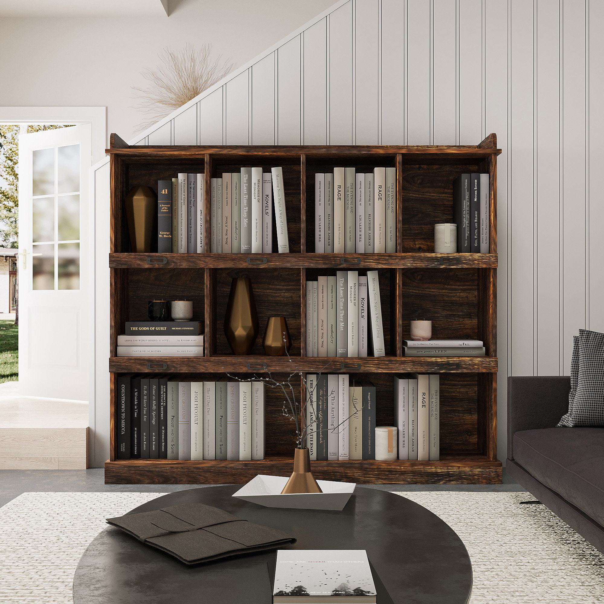 Lark Manor™ Modern 10-shelf Bookcase,Bookshelf,Book Shelf | Wayfair