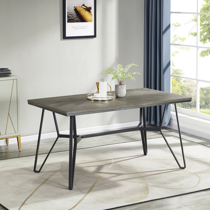 Trent Austin Design® Gravesend Metal Base Dining Table & Reviews | Wayfair