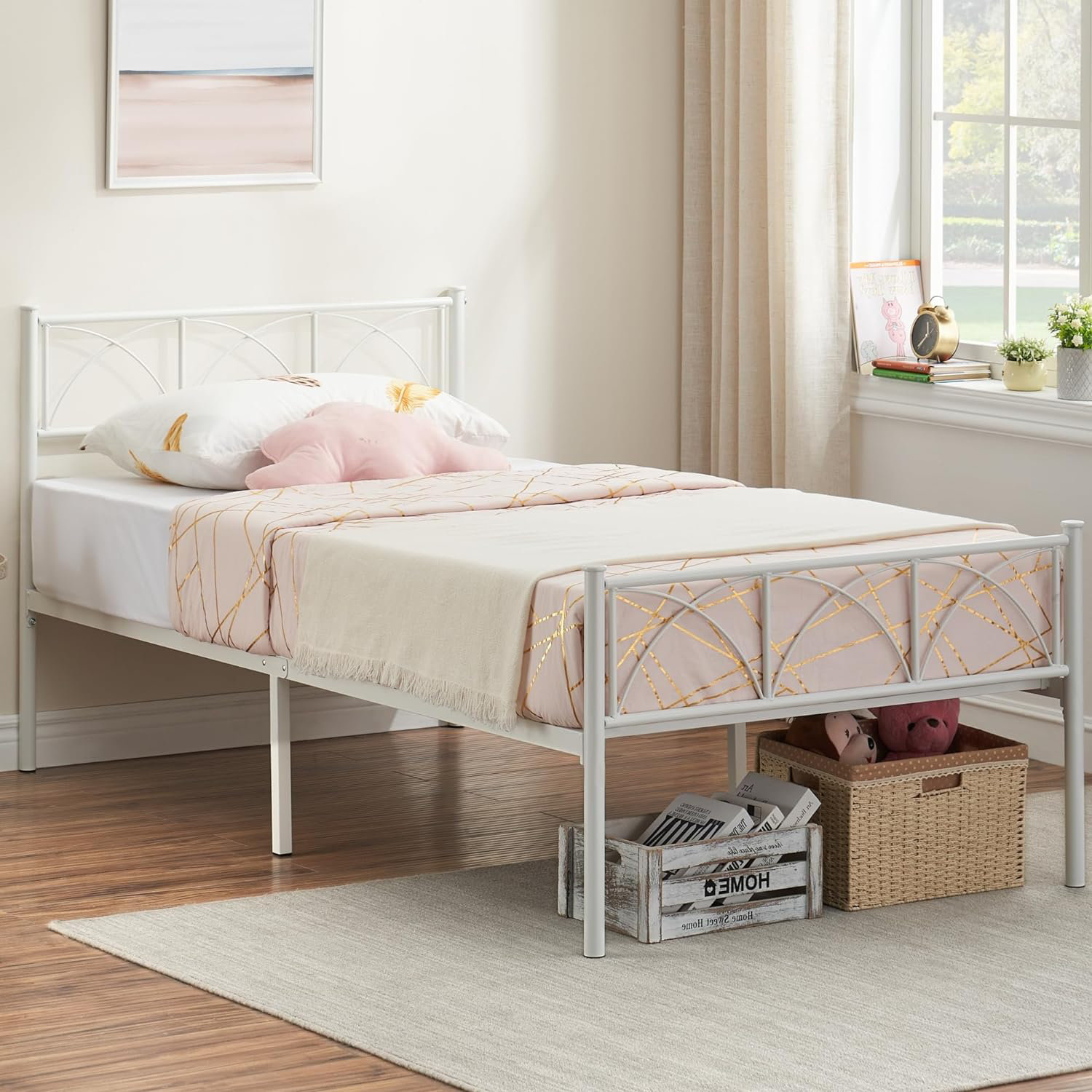 Ebern Designs Kemely 35.1" Bed Frame "& Reviews" | Wayfair