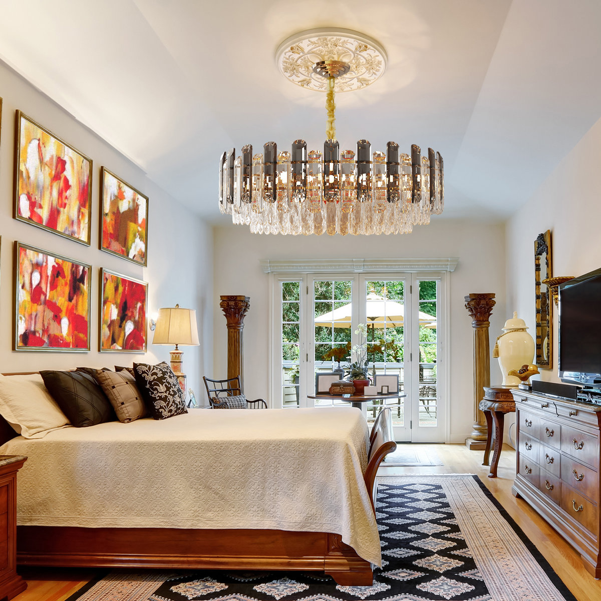 Fairmont Park Boody 10-Light Crystal Chandelier & Reviews | Wayfair.co.uk