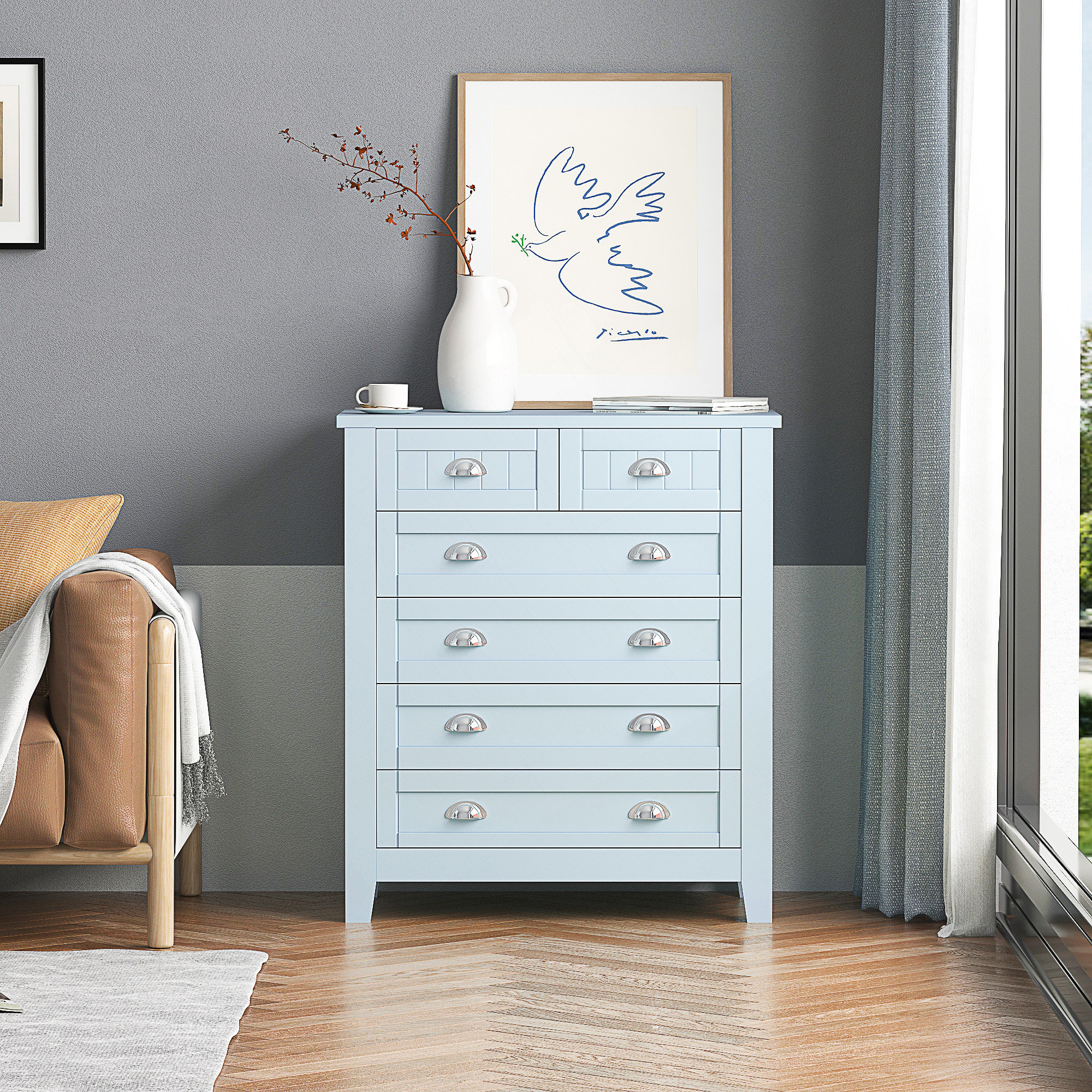 Dovecove Drawer Dresser BAR CABINET Side Cabinet,Buffet Sideboard ...