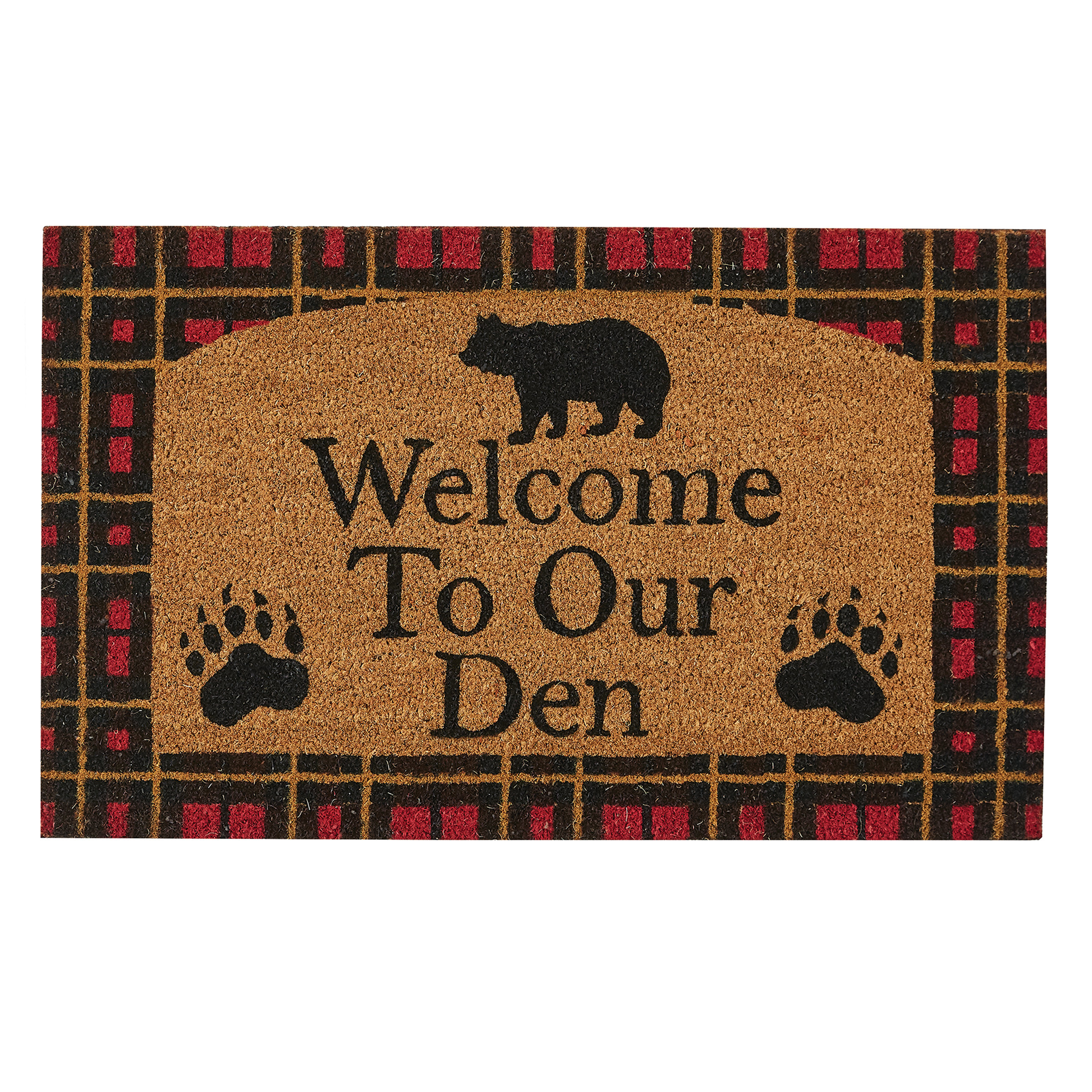 Trinx Welcome To Our Den Doormat | Wayfair