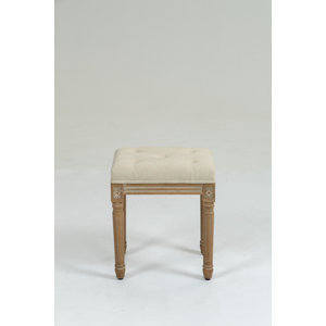 Ophelia & Co. Small Padded Bench Square Upholstered Rustic Ottoman ...